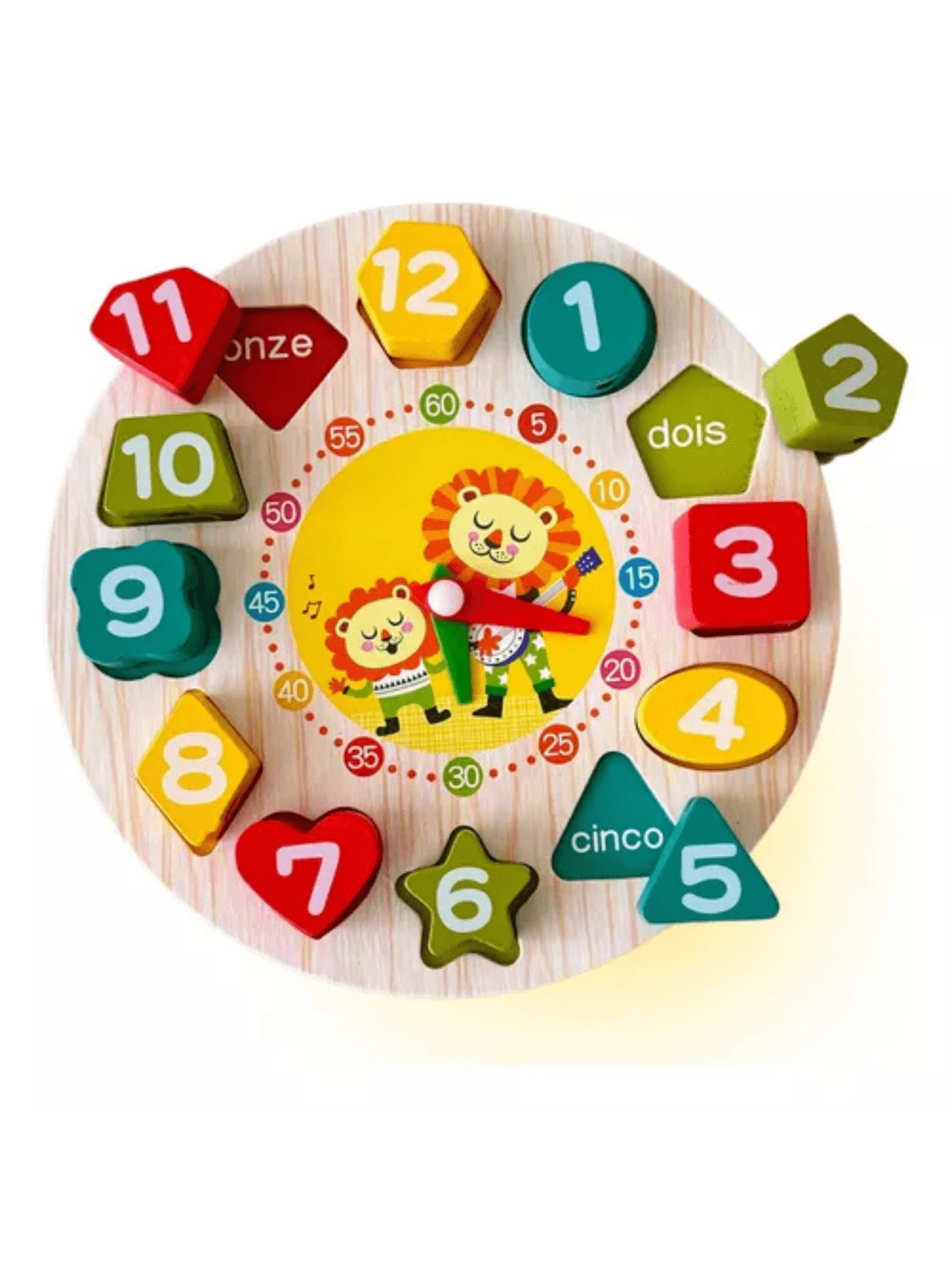 Fun Educational Children's Clock Toy Didactic Fitting Wooden | SHEIN USA