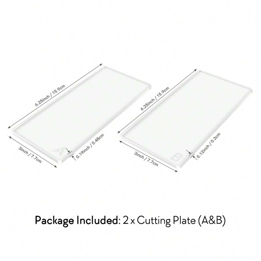 DONQE 1 Pair Cutting Pads For Mini Die Cutting Machine-Clear ...