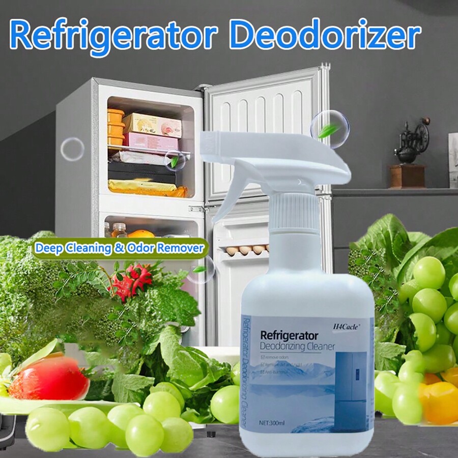 H4Cacle Refrigerator Cleaner Odor Remover Deodorizer Cleaning Agent ...