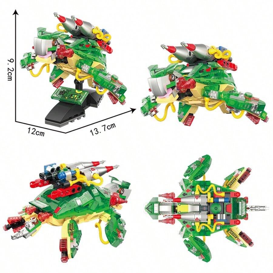 New Deep Sea Animal Building Blocks Models Decor, Includes Octopus ...