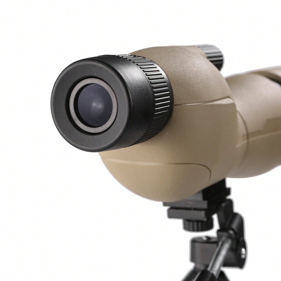 KHAKI Spotting Scopes With Tripod, Carrying Bag And Quick Phone Holder ...