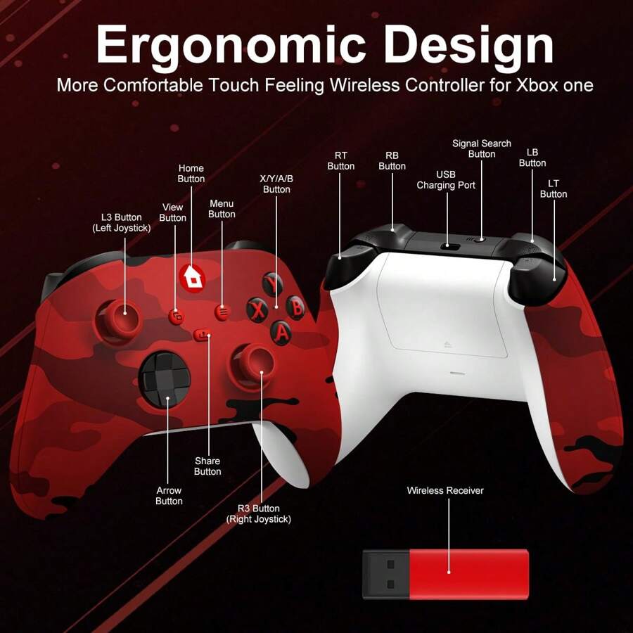 Wireless Controller Gamepad Camouflage Special Edition - Wireless ...