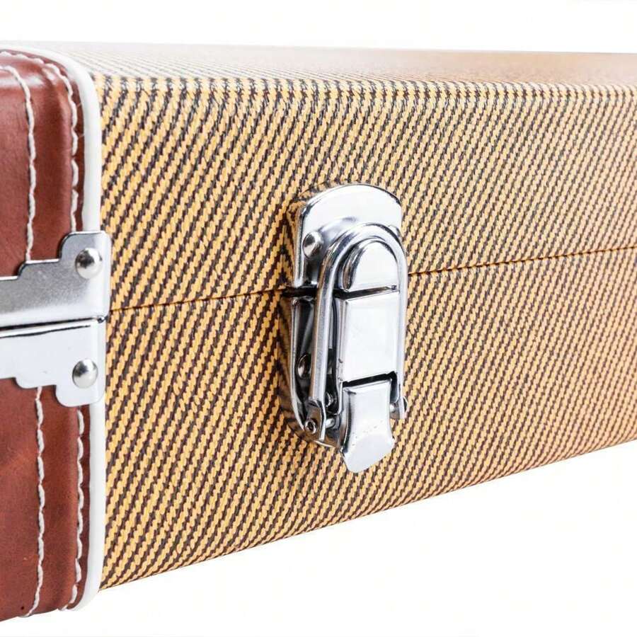 Glarry High Grade Yellow Electric Guitar Square Hard Shell Case With ...