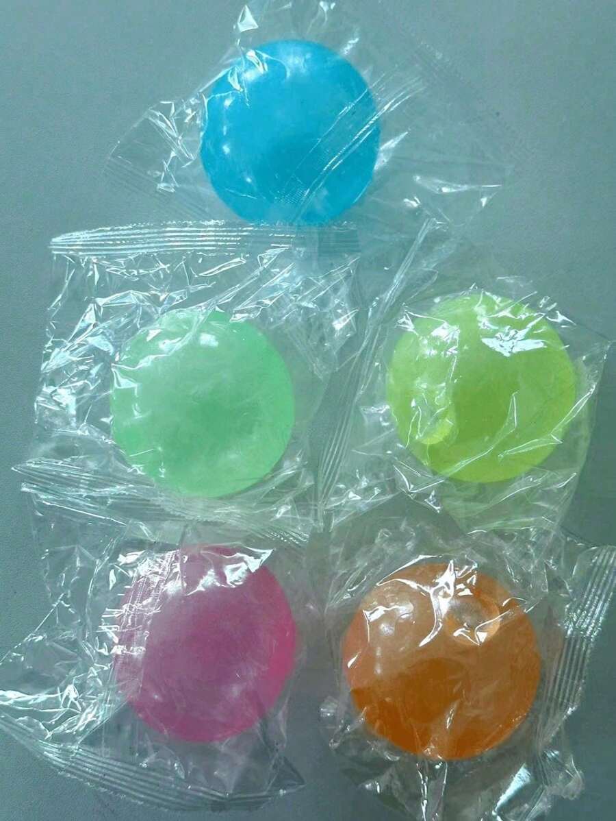 1pc Random Luminous Air Squeeze Ball, Ceiling Sticky Ball, Wall Sticky ...