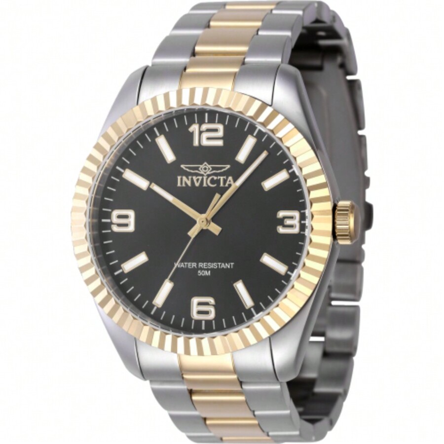 Invicta Invicta Men's 47453 Specialty Quartz 3 Hand Black Dial Watch ...