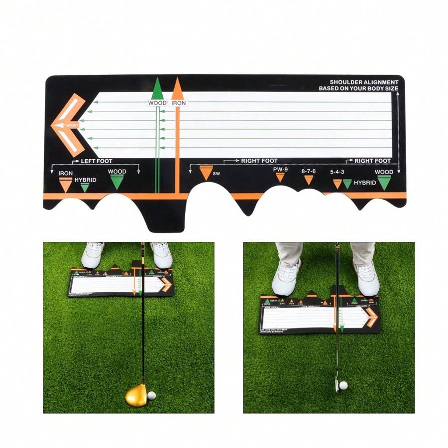 Golf Training Mat Postures Assistance Practice Mats Stance Corrector ...
