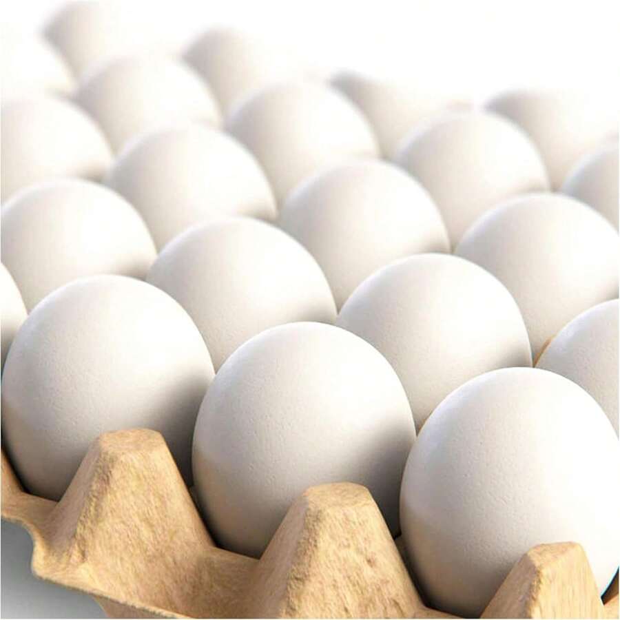 5pcs Hyper-Realistic White Wooden Eggs - Fake Easter Eggs For Painting ...