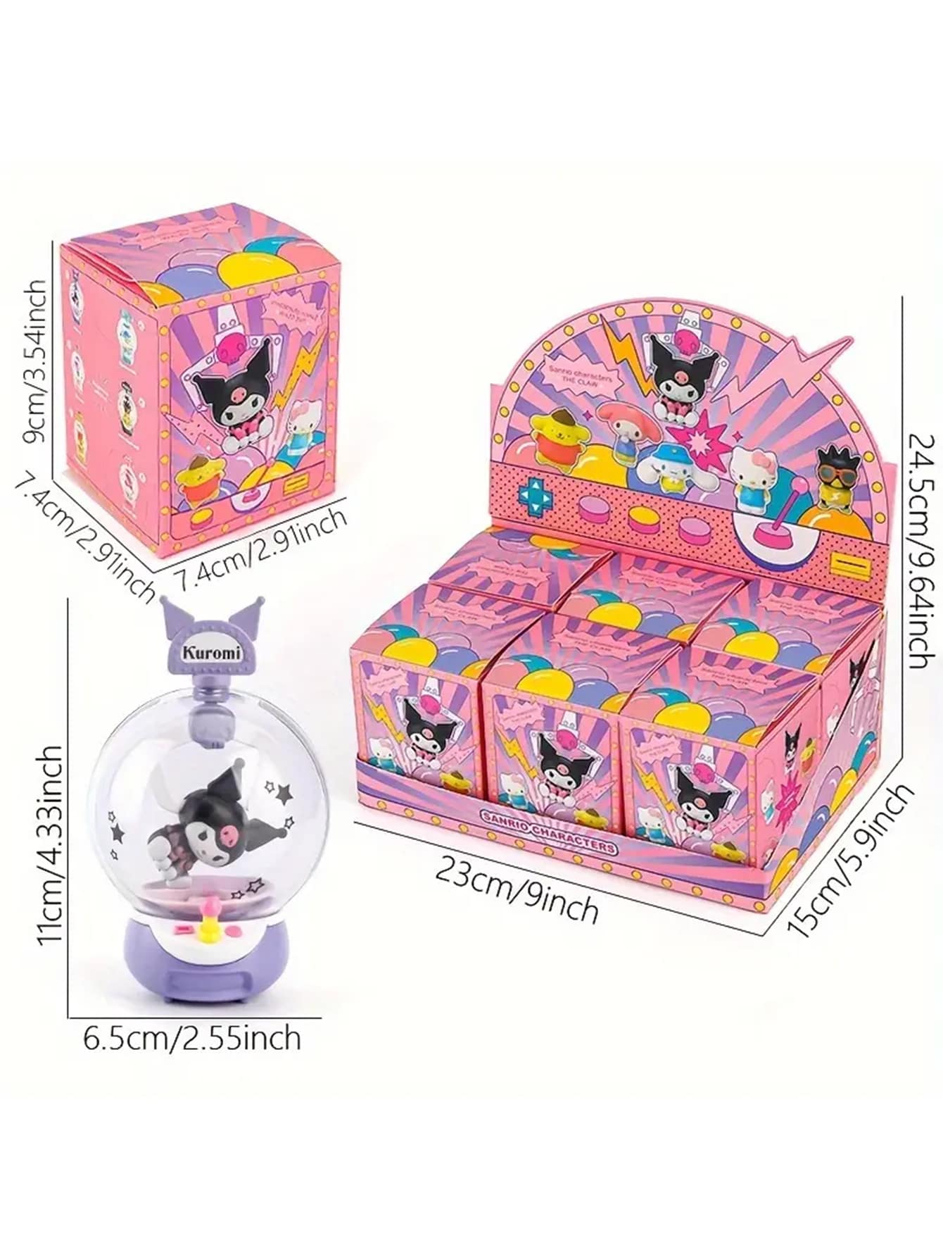 6pcs The New Claw Machine Series 6 Blind Box Super Cute Doll Hand Doll ...