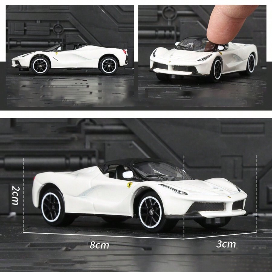 Bburago Ferrari Simulation 1:64 Scale Car Model SF90 488GTB LAFERARI ...