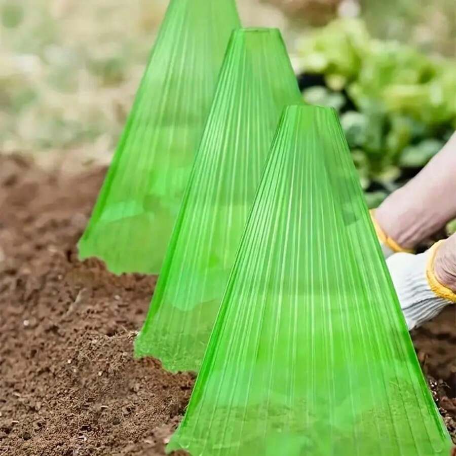 5 Packs Reusable Seedling Protectors, Plastic Plant Cloches, Frost And ...