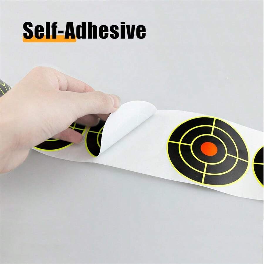 3 Inch Splatter Shooting Targets 100 Pieces Per Roll Self Adhesive ...