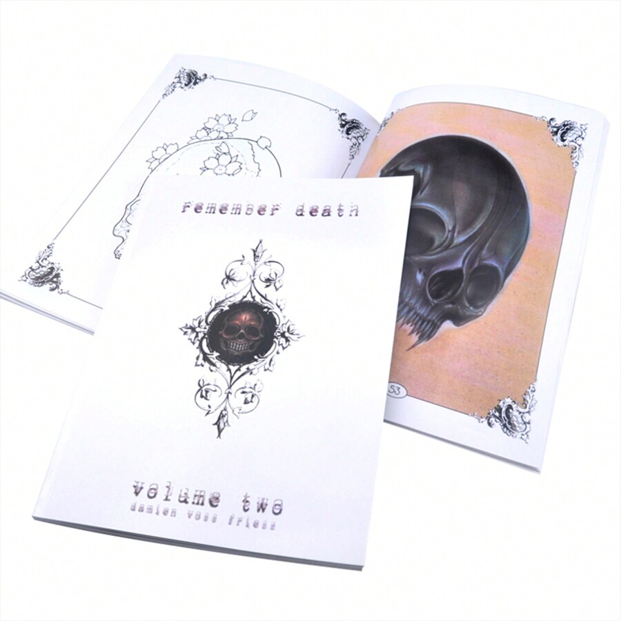 Tattoo Design Reference Book - Contains Skeleton Series Patterns Vol.1 ...