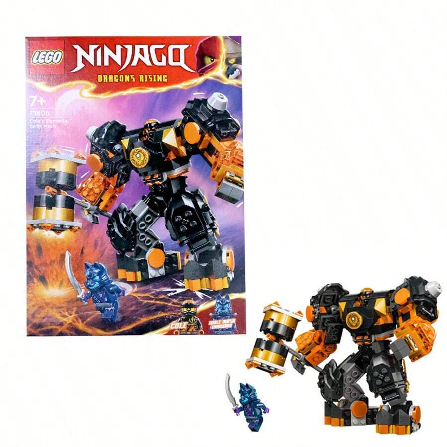 LEGO Lego 71806 Phantom Ninja Series Kou's Earthly Elements Mech Male ...