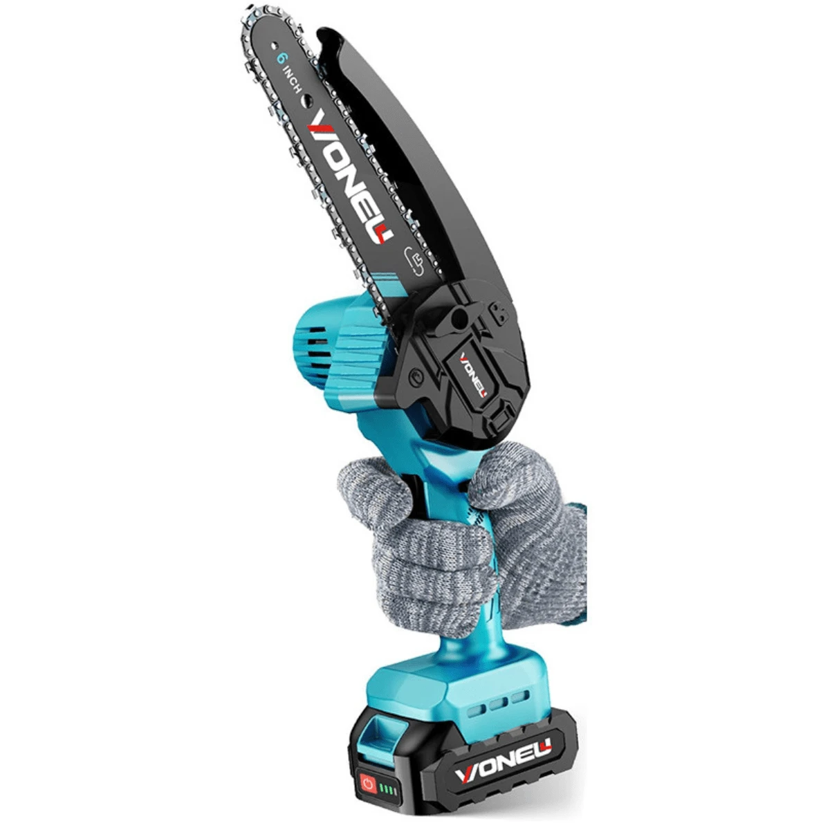 Lithium Battery Electric Chain Saw Small Logging Saw Rechargeable ...