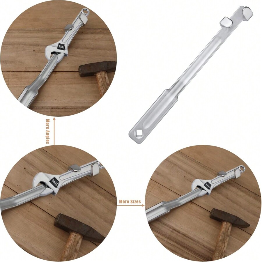 1PC Extender Tool BarUniversal Wrench Extension Tool For Mechanics And ...