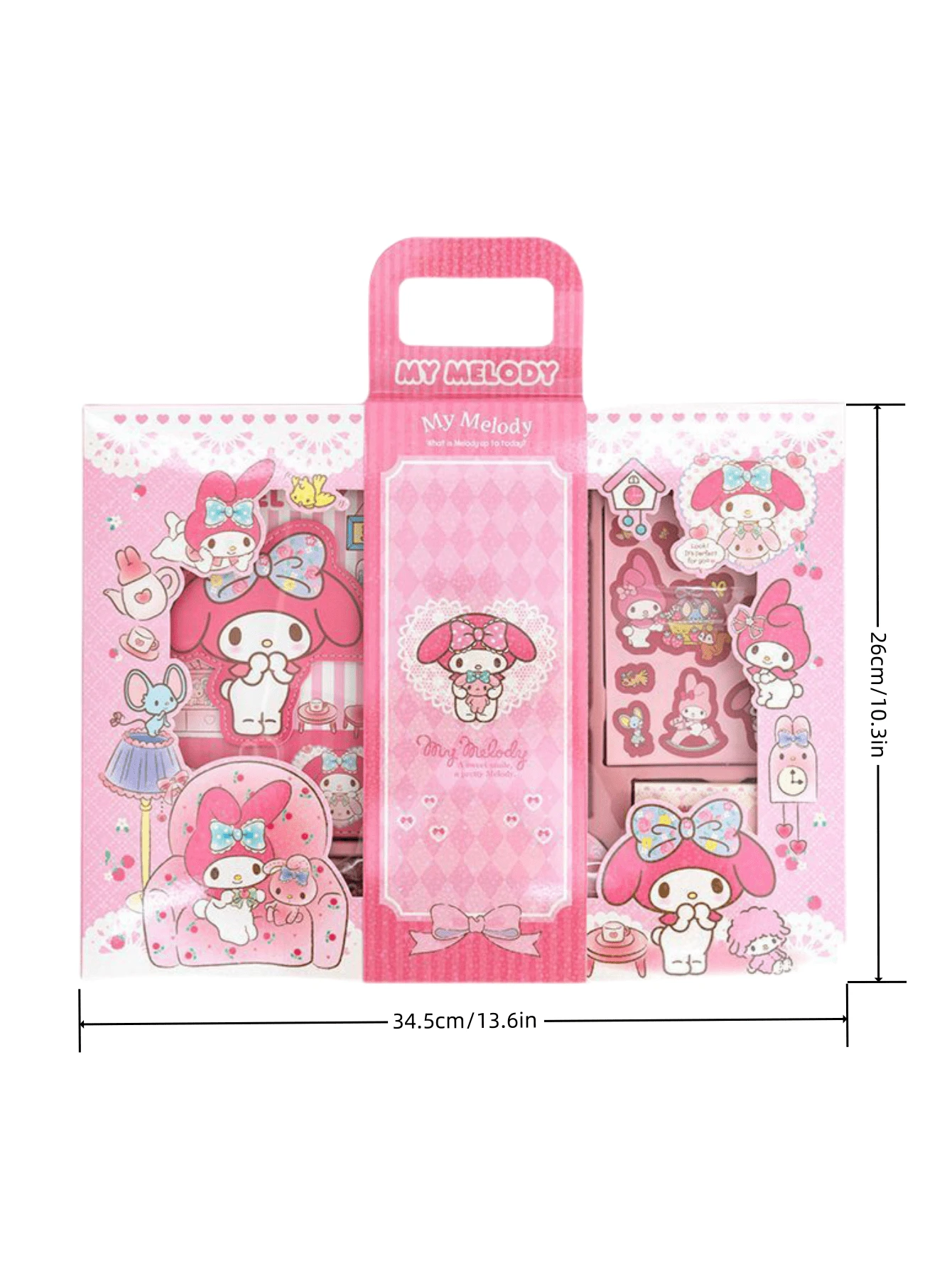 Sanrio Handbook Set, Kuromi Handbook Gift Box, Children's Girl Gift ...