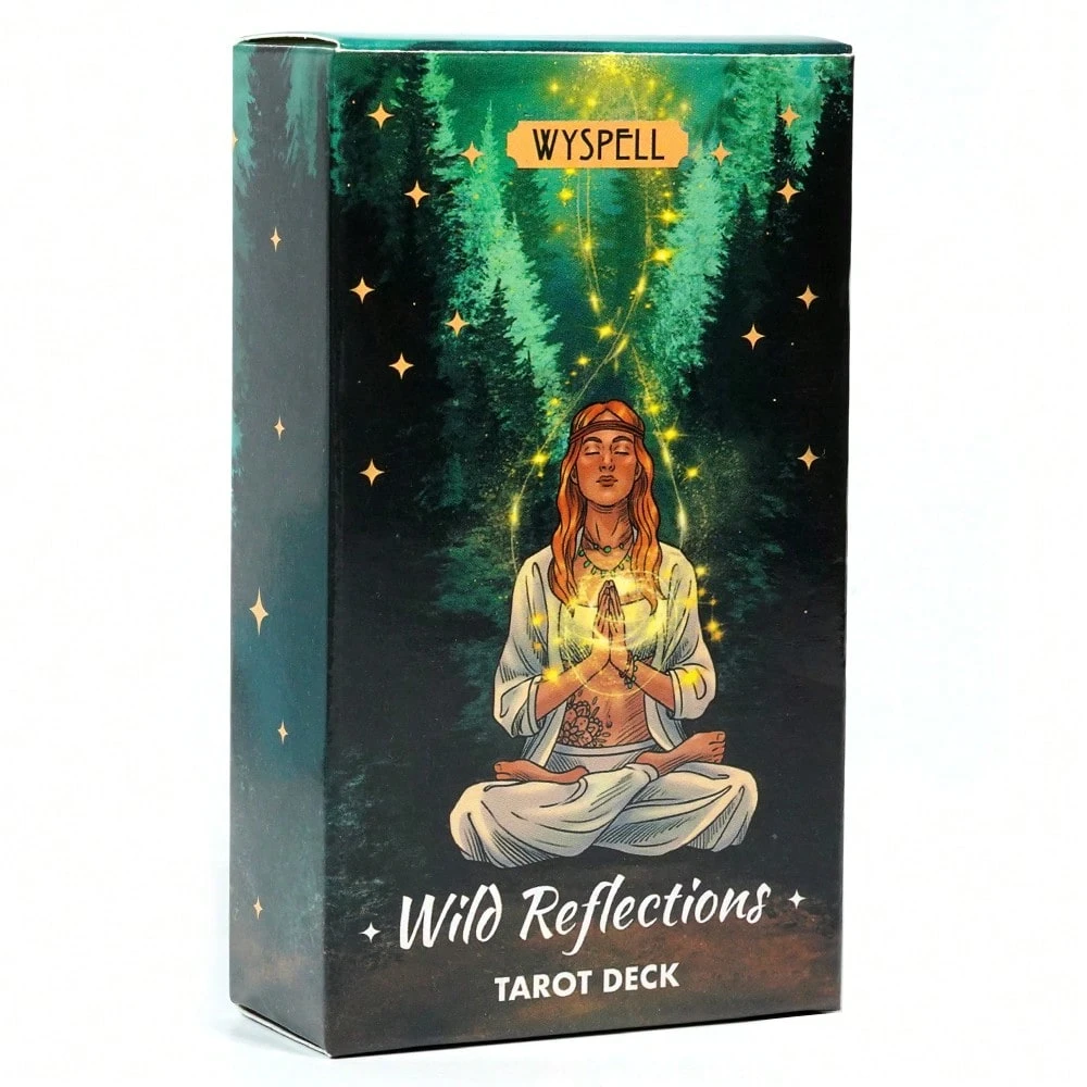 Wild Reflection Tarot Deck, English Language Tarot Card Game | SHEIN ... Wild Reflection Tarot Deck, English Language Tarot Card Game | SHEIN ...