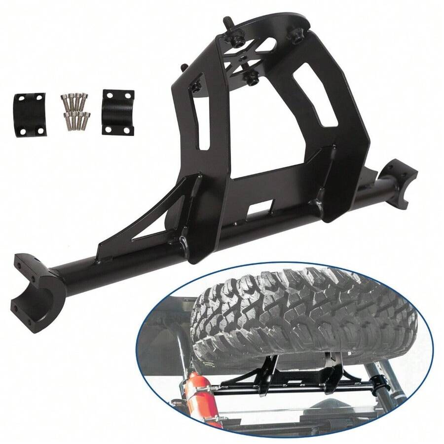 UTV Spare Tire Carrier Mount Rack For 14-23 POLARIS RZR XP 1000 TURBO ...