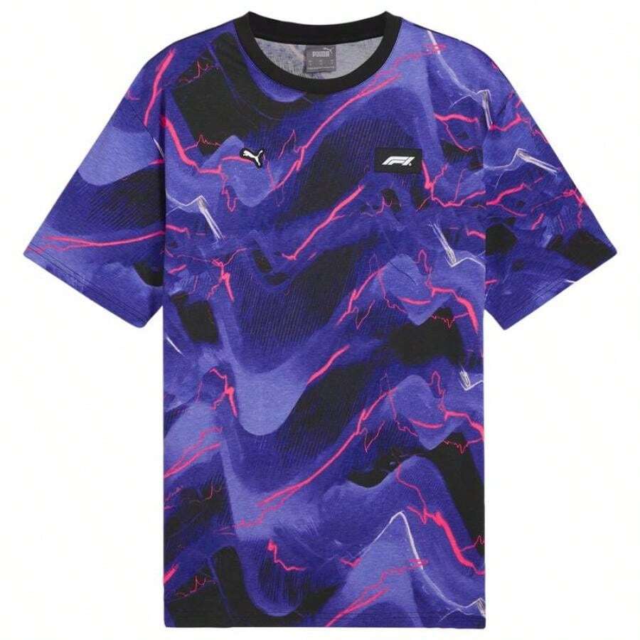 Puma F1 Neon Energy AOP T-Shirt - Men's | SHEIN USA