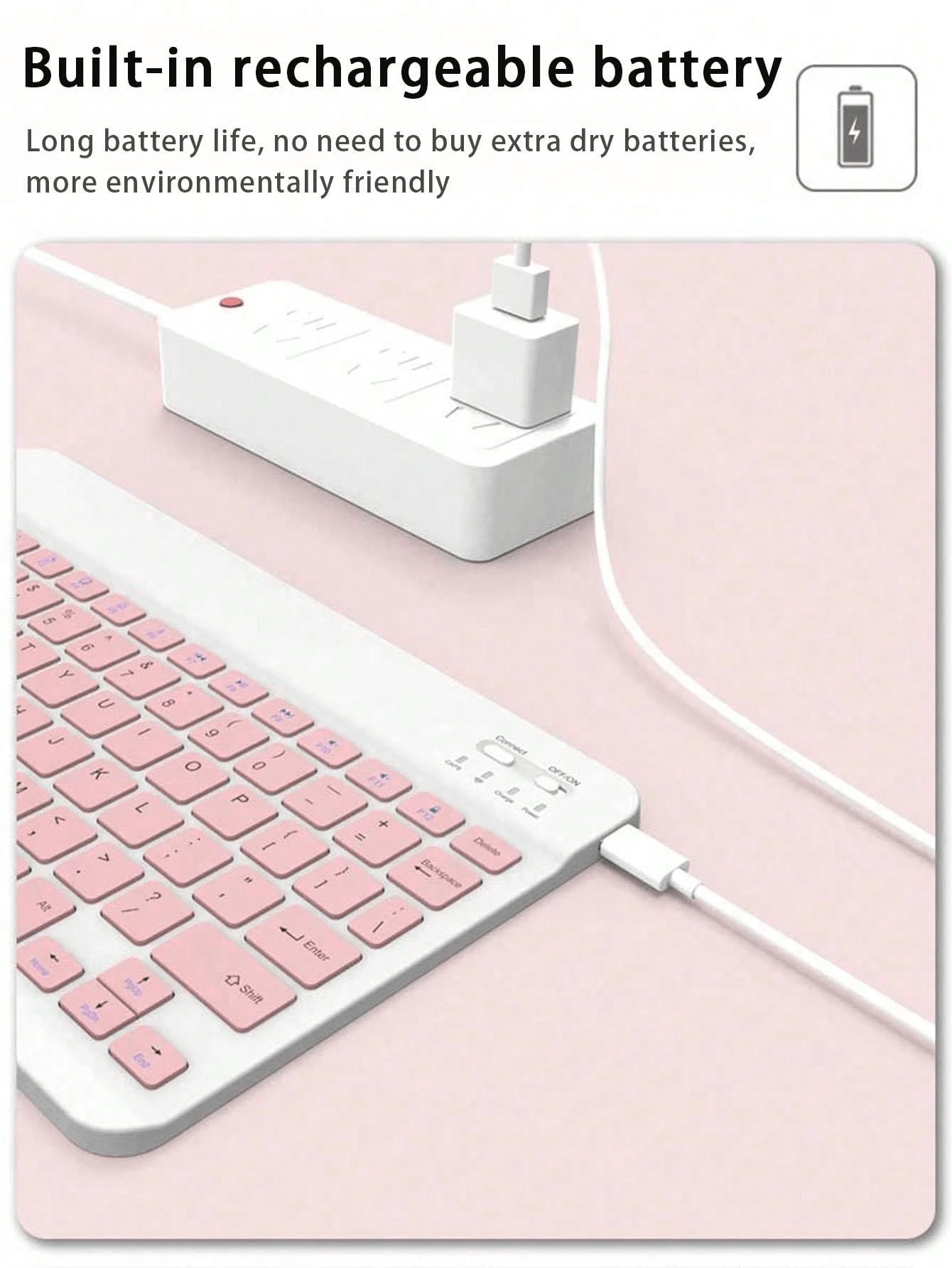 Wireless Bluetooth Keyboard And Mouse Set Compatible With Ipad Computer Phone Tablet