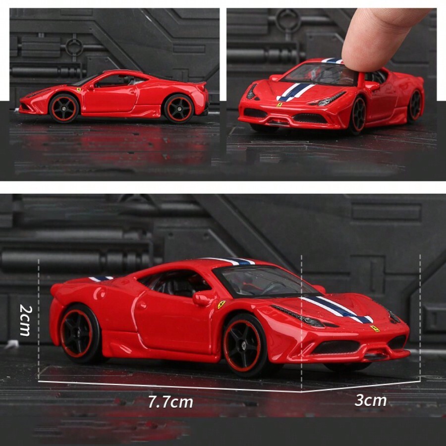 Bburago Ferrari Simulation 1:64 Scale Car Model SF90 488GTB LAFERARI ...