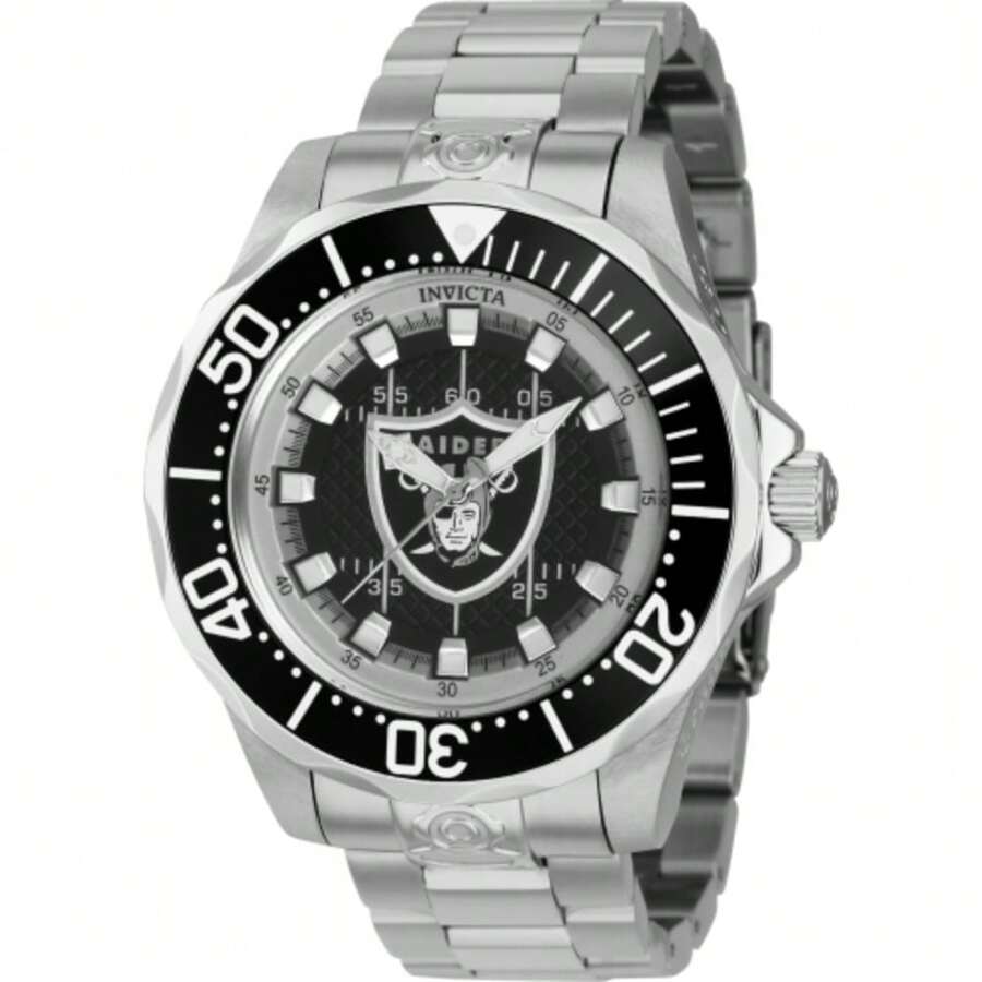 Invicta Invicta Men's 42117 NFL Las Vegas Raiders Automatic 3 Hand ...