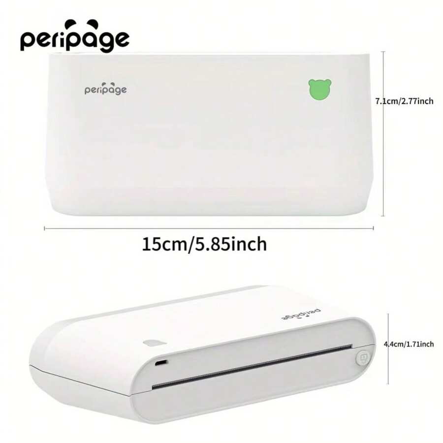 PeriPage 1 Pc PeriPage A9MAX Mini Impressora Térmica Portátil, Impressora Móvel Sem Fio ...