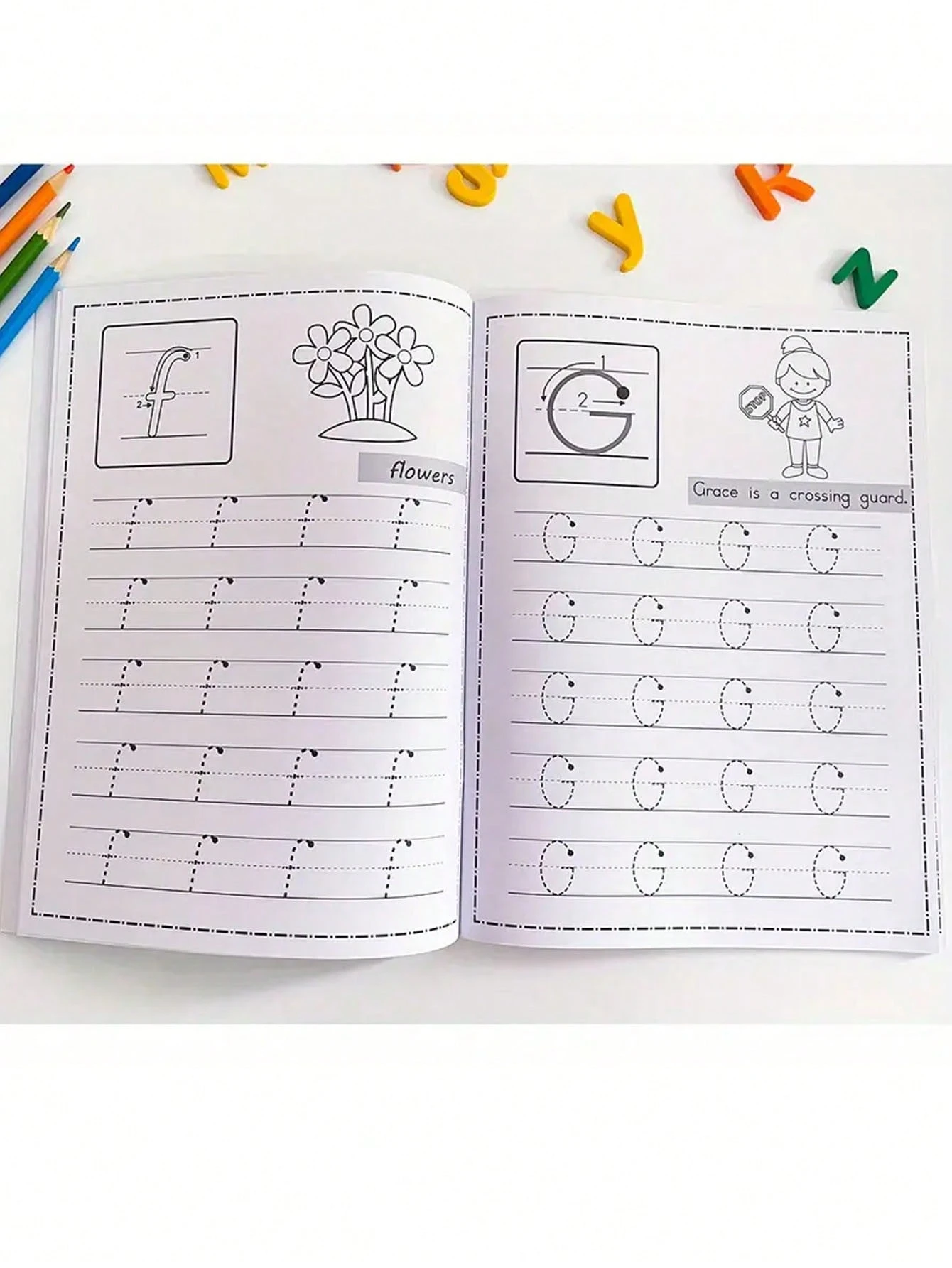 Caderno de Exercícios de Prática de Escrita do Alfabeto Infantil ...
