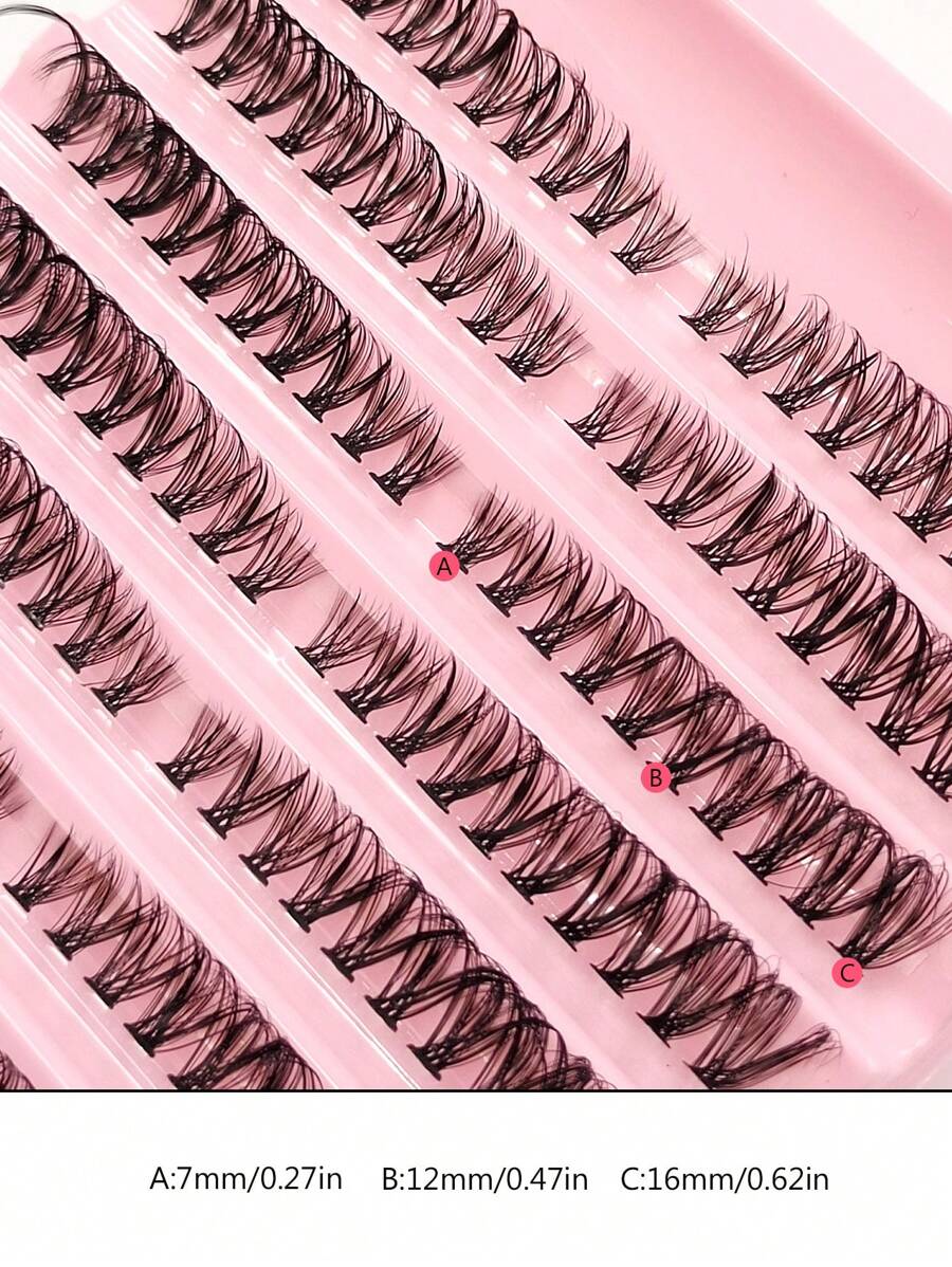 200 stuks D Curl 30D Pro gemengde lengte individuele wimperextensions ...