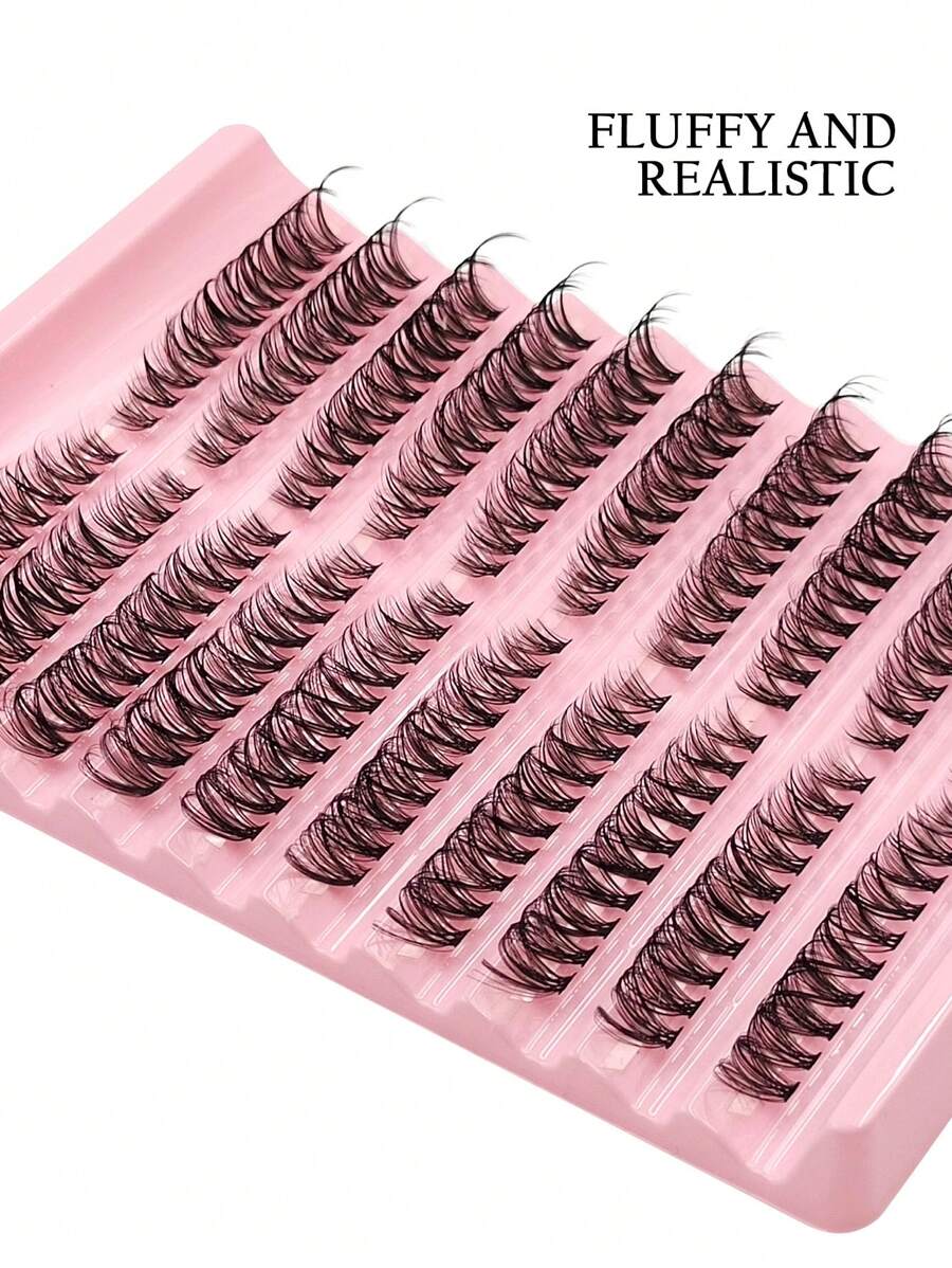200Pcs D Curl 30D Pro Mixed Length Individual Eyelash Extensions, High ...