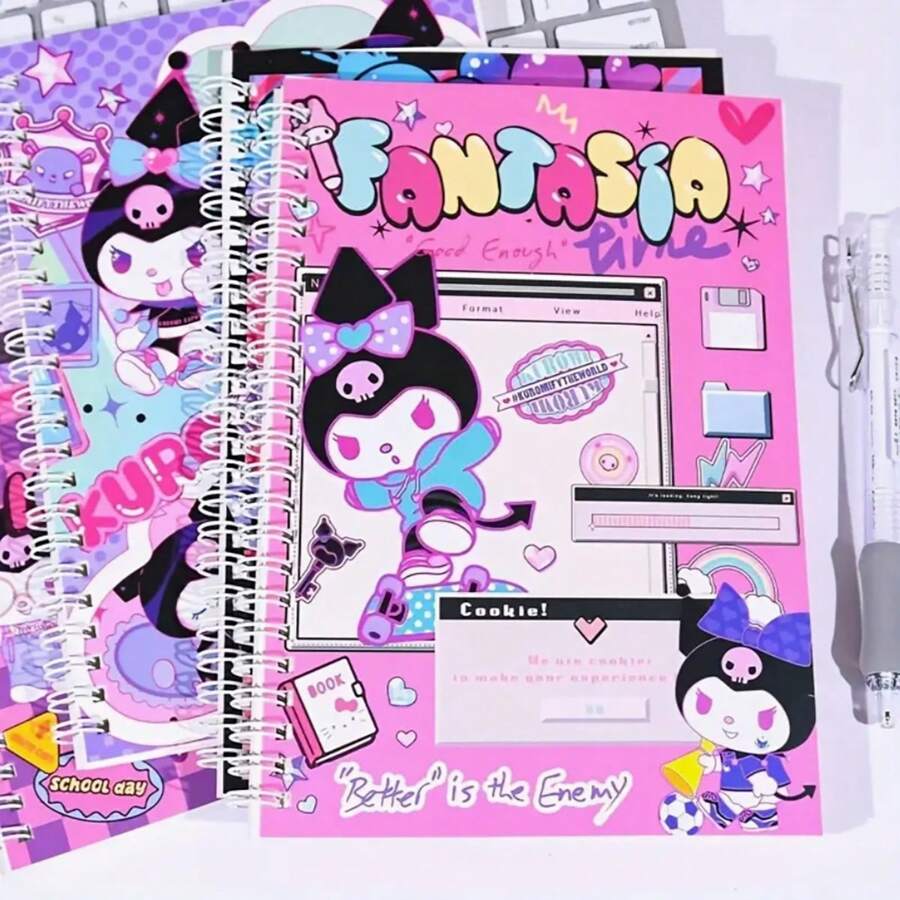 Sanrio Sanrio's Kurogo And Hello Kitty Notebooks: Cute Animal Themed A5 ...