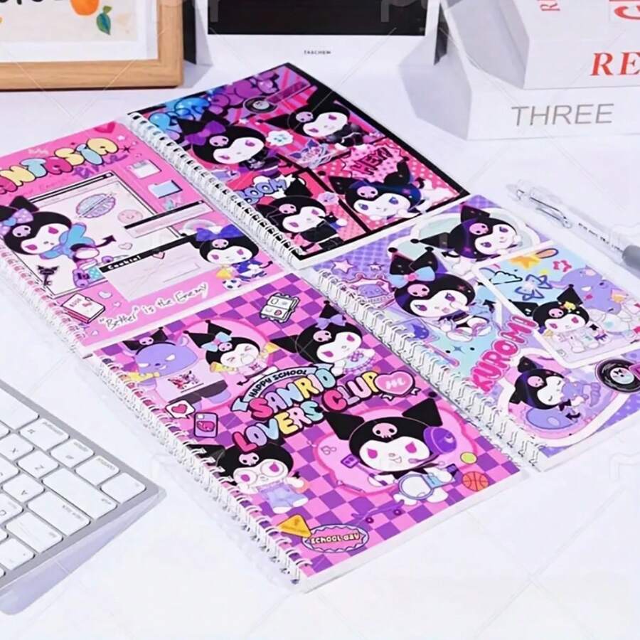 Sanrio Sanrio's Kurogo And Hello Kitty Notebooks: Cute Animal Themed A5 ...