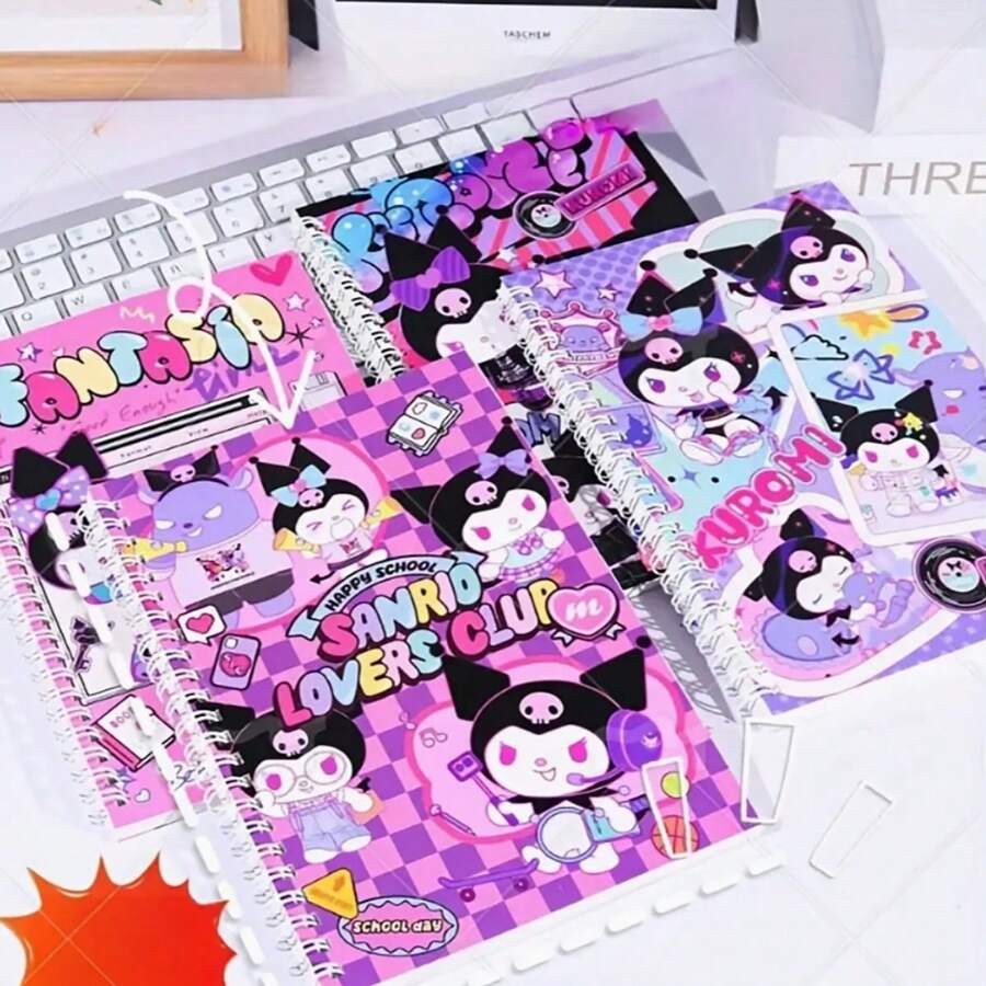 Sanrio Sanrio's Kurogo And Hello Kitty Notebooks: Cute Animal Themed A5 ...