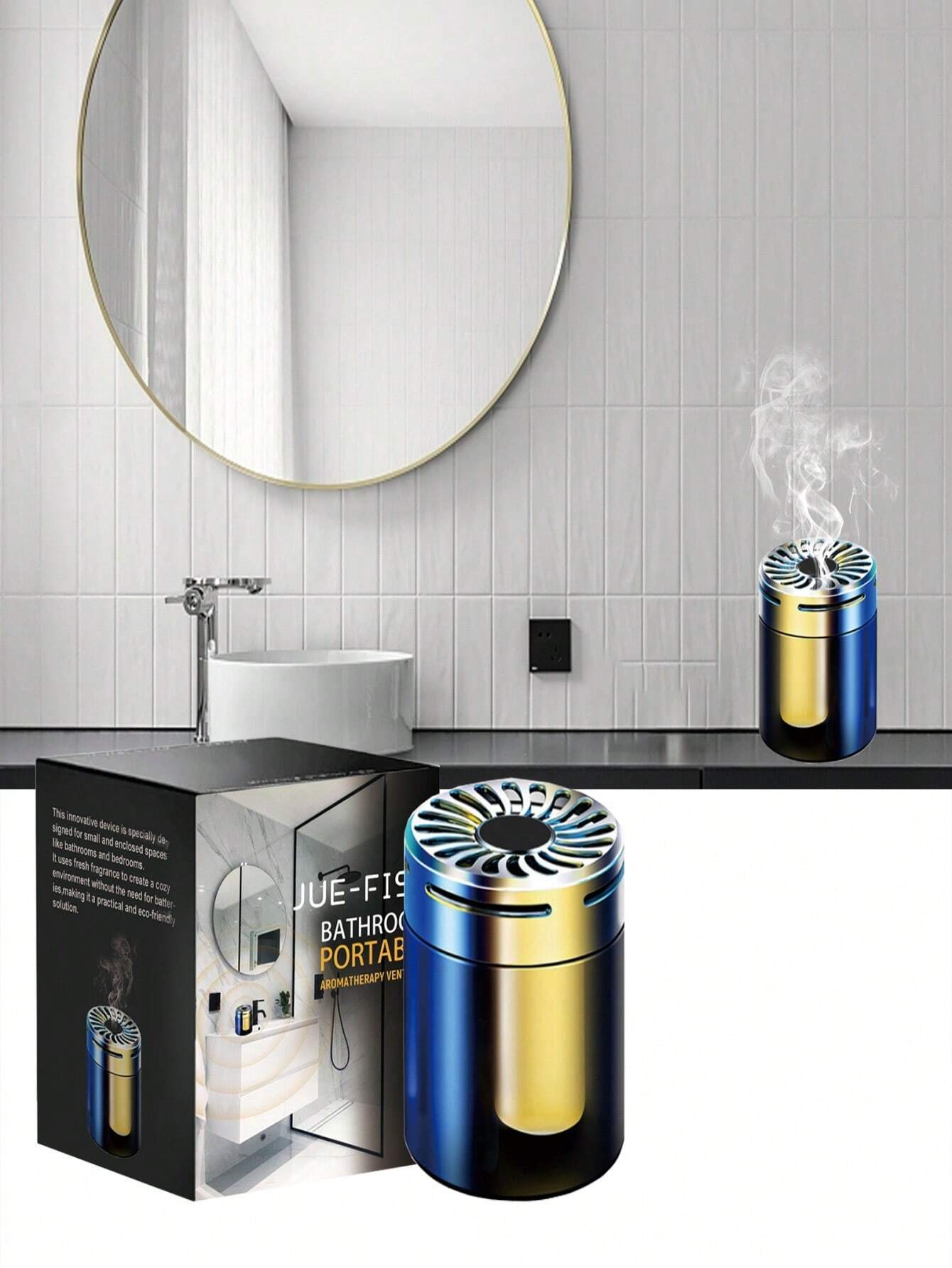 Portable Non-Electric Bathroom Fragrance Diffuser, Car/Bathroom/Bedroom ...