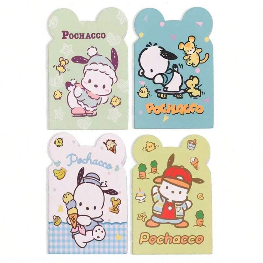 Sanrio 4pcs Sanrio Special Shape Mini Notebooks, Student Rewards, Hello ...