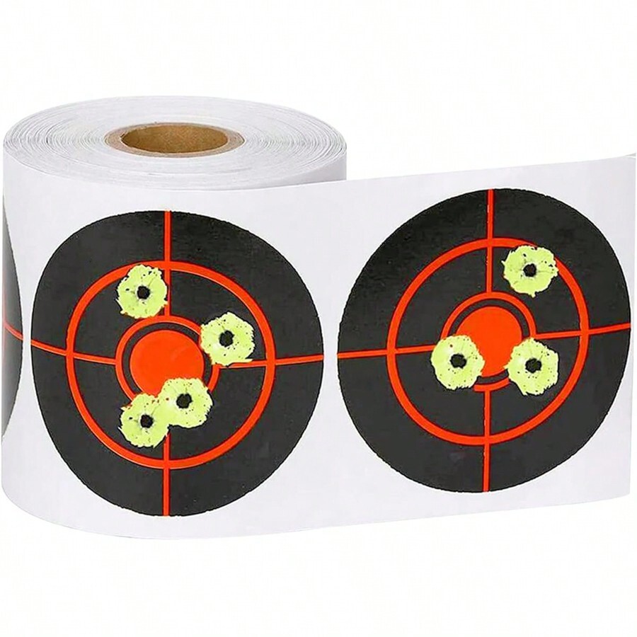 3 Inch Splatter Shooting Targets 100 Pieces Per Roll Self Adhesive ...