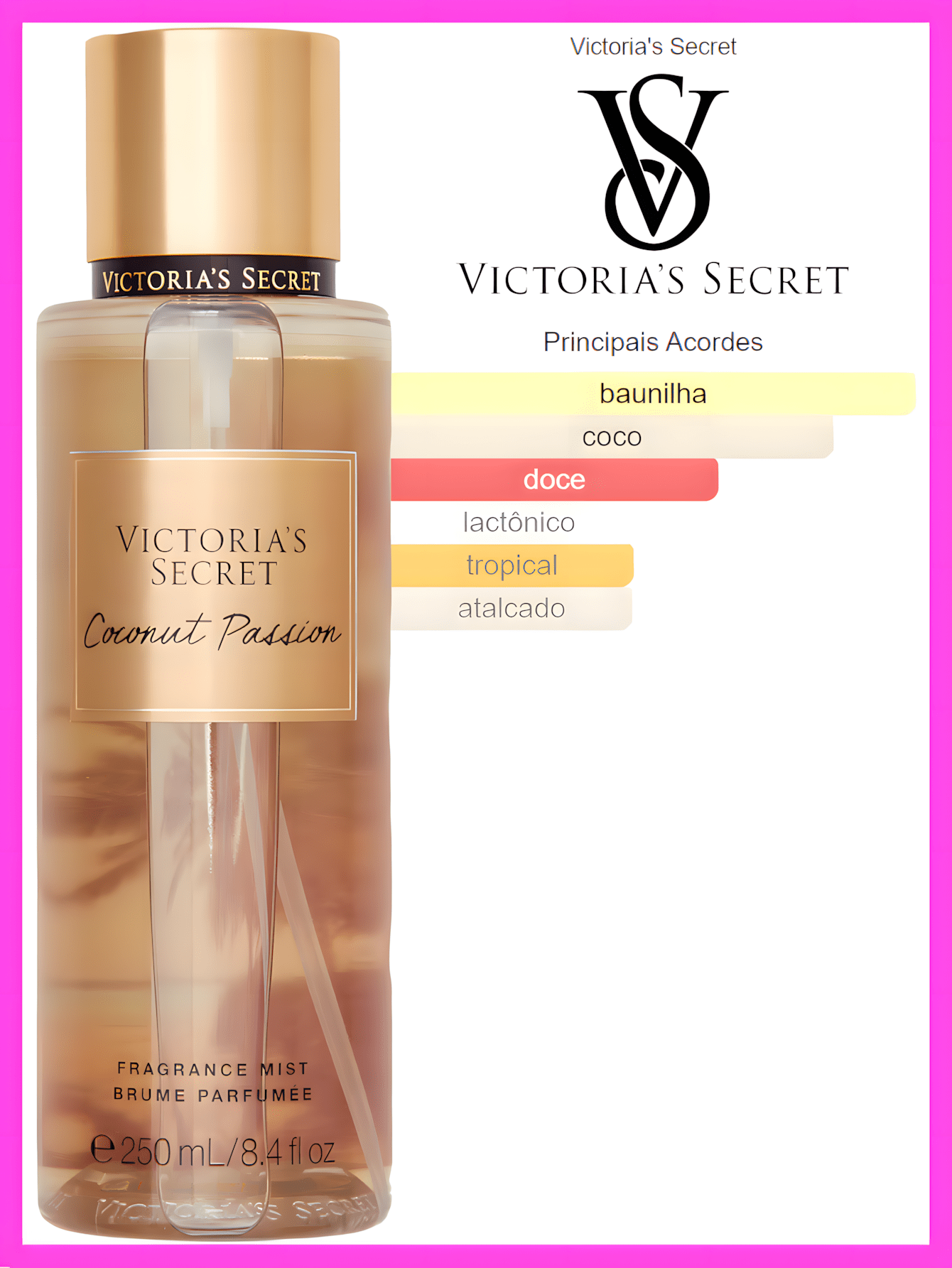 Perfume Victorias Secret Body Splash 250ml Colonia | Várias Fragrâncias ...