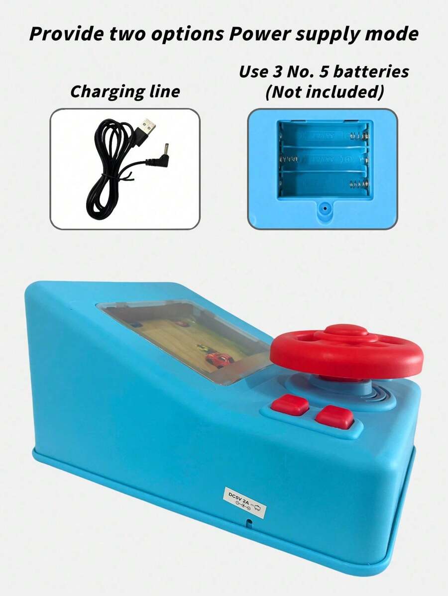 1pc Racing Car Game Console, Desktop Driving Simulation Game ...