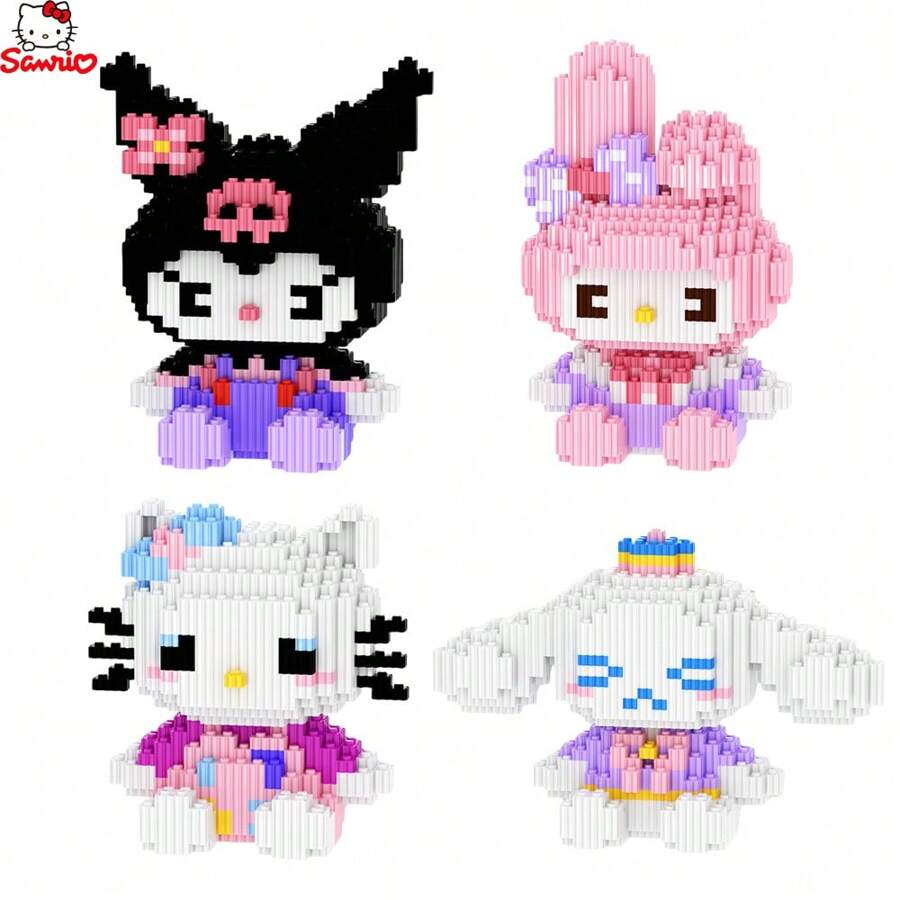 Sanrio 1500 Pcs Sanrio Cute Building Block Set-Hello Kitty And Friends ...