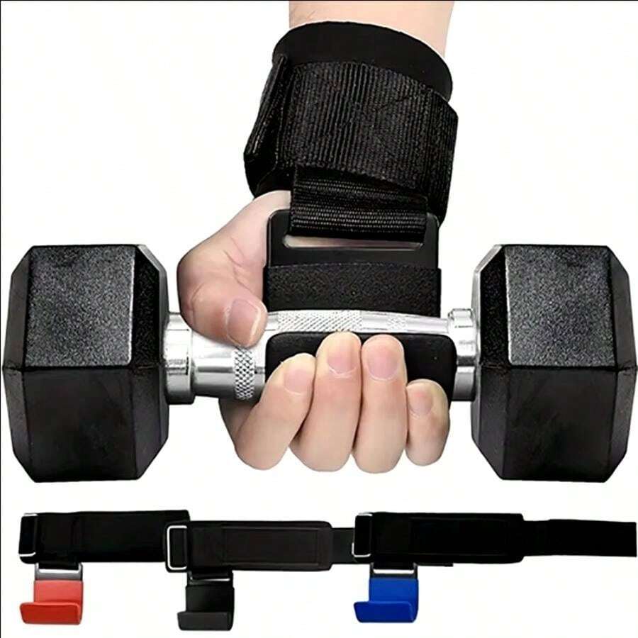 1pc Pull-Up Assist Hook, Fitness Wrist Wraps Grip Strength Hook Glove ...