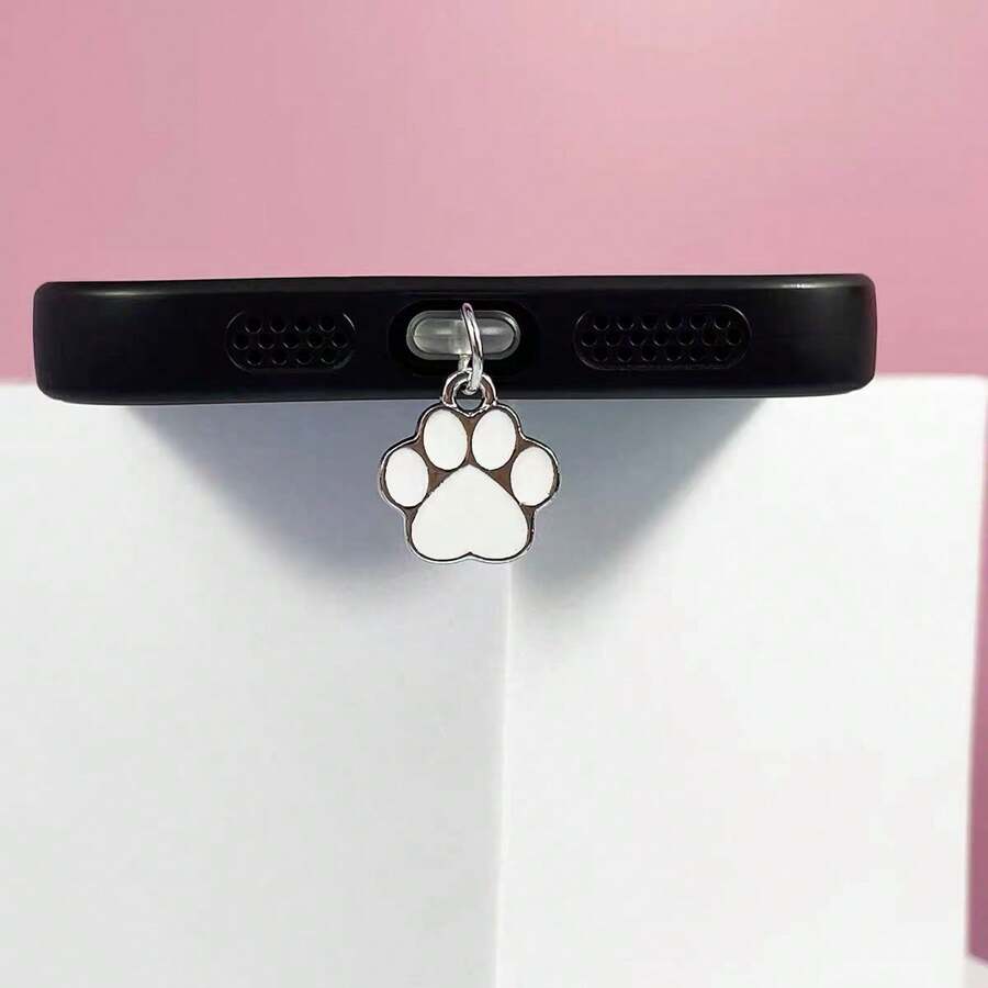1pc Cat Paw Shaped Phone Anti-Dust Plug, Fashion Phone Decor Accessory ...