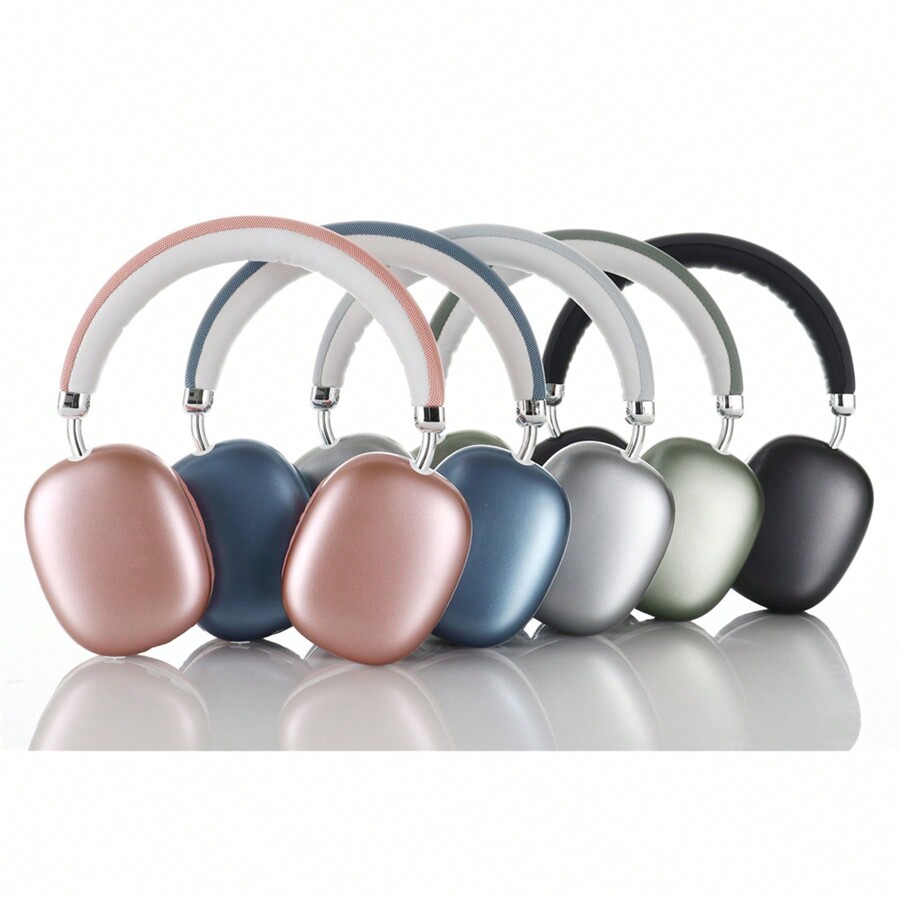 Wireless Over-Ear Bluetoth Headphones With Microphone Foldable ...