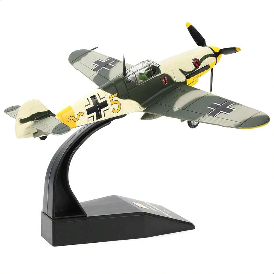 1/72 Scale German WWII Messerschmidt BF-109 Fighter Model Diecast ...