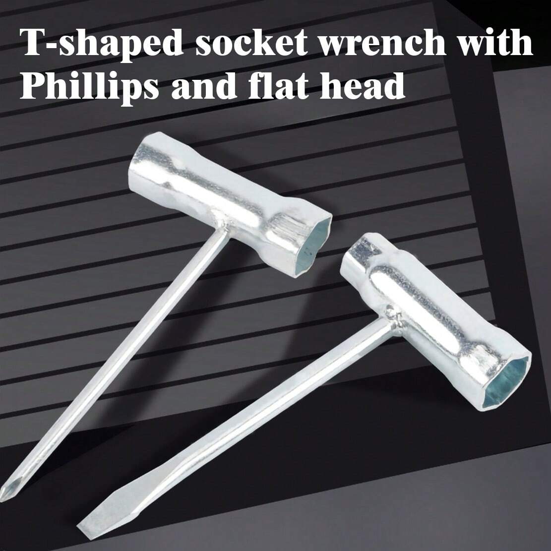 T-Shaped Socket Wrench, Multipurpose Tool For Spark Plugs, Chainsaws ...