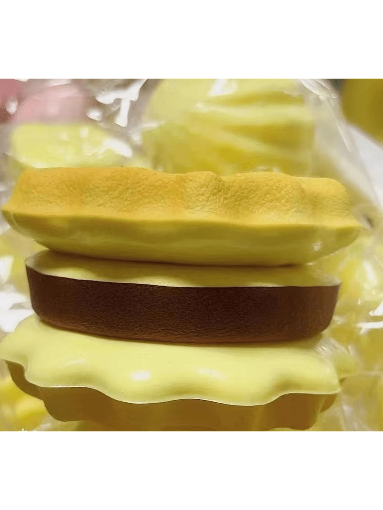 Soft Waffle-Textured Clay Foam, Multi-Layer Slow Rebound Squish Fidget ...