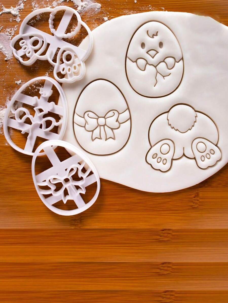 Oster-Cartoon-Küken, Hase, Ei-Design Stempel Form, Oster-Stempel ...