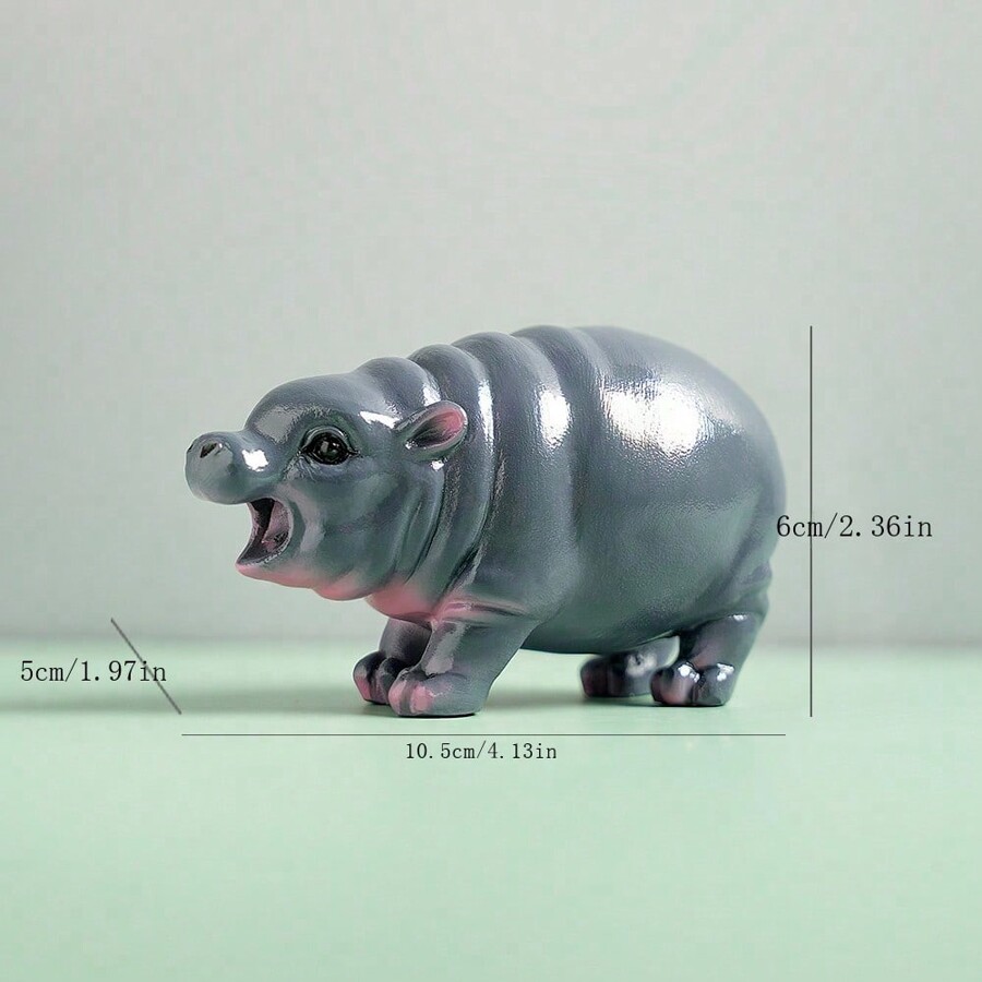 Moo Deng Thailand Dwarf Hippopotamus "Bouncy Pig" Roaring Hippo ...