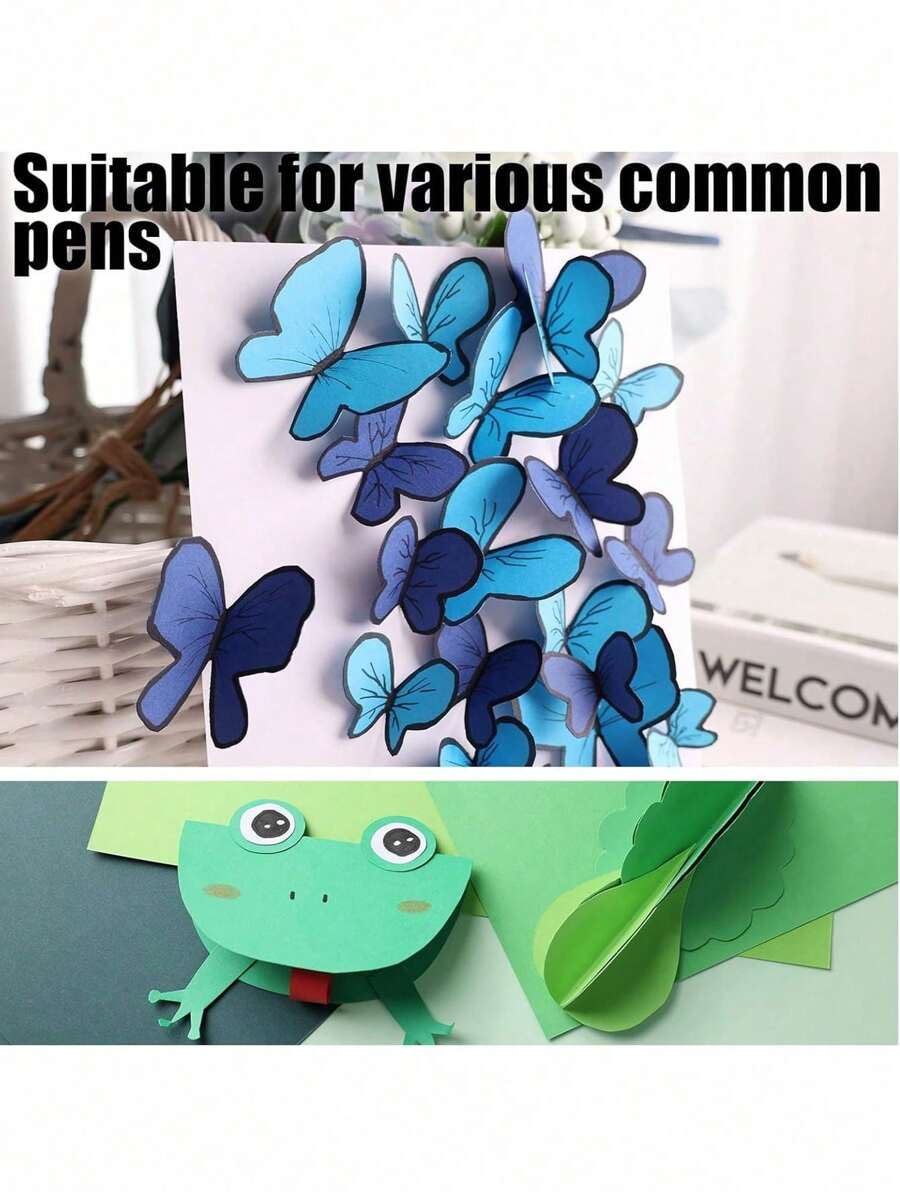 100 Sheets Colored A4 Craft Paper, Printable Paper For Origami, Cutting ...