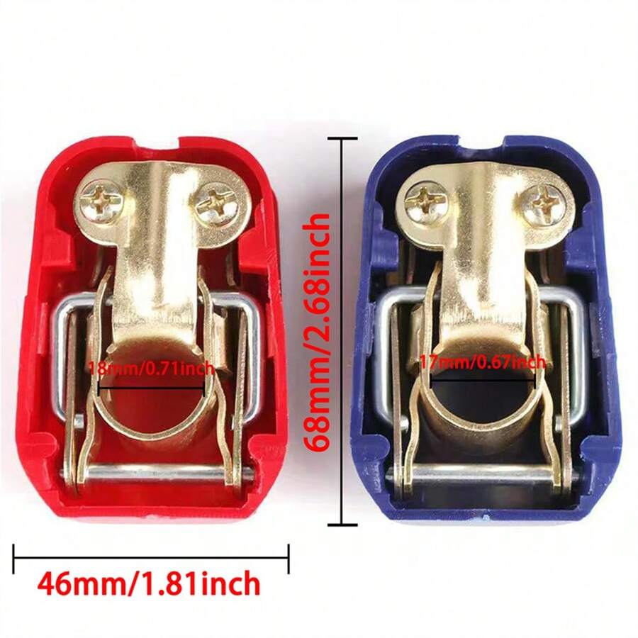 Besper 2-Piece Car Battery Terminal Clip With Quick Release Mechanism ...