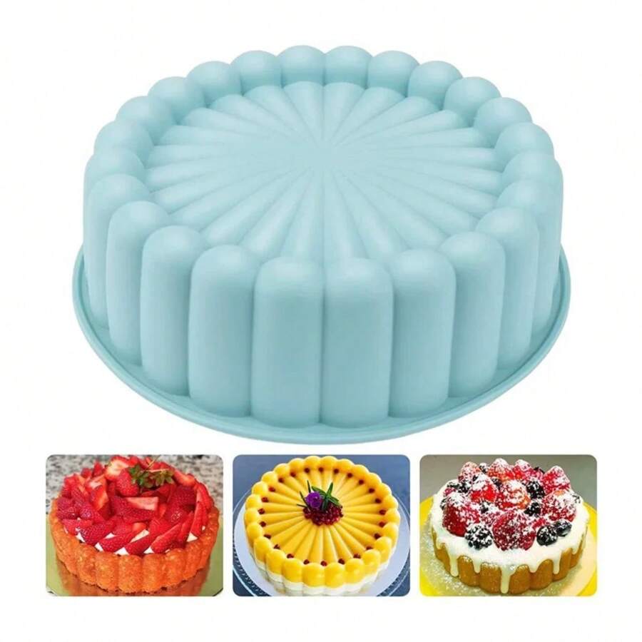 Charlotte Cake Pan Round Silicone Baking Pan Cakes Pan Sponge Flan Mold ...